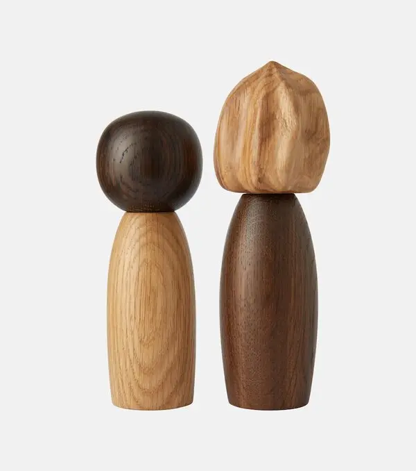 L'Objet Picanto Salt And Pepper Grinders - Brown