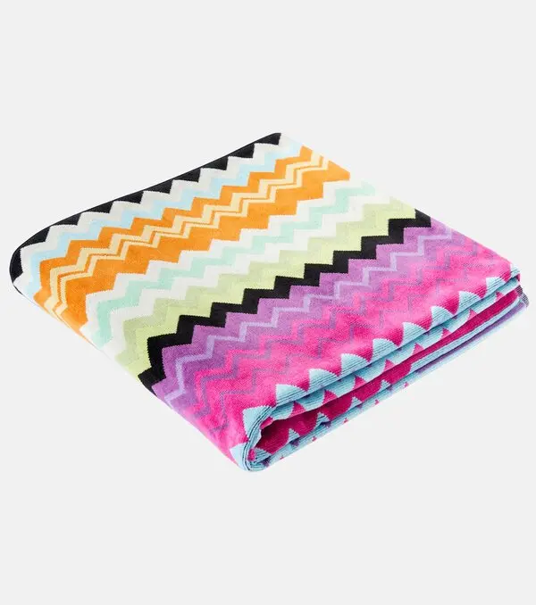 Missoni Giacomo Zigzag Cotton Bath Sheet - Multicoloured