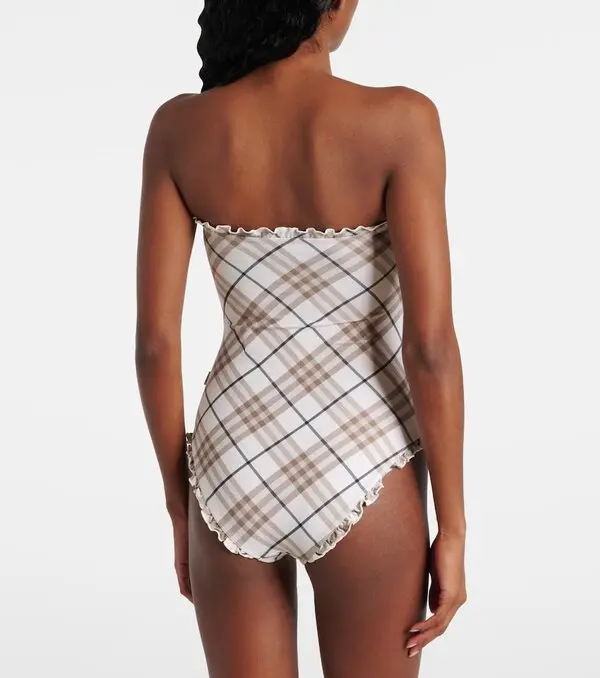 Burberry Checked Swimsuit