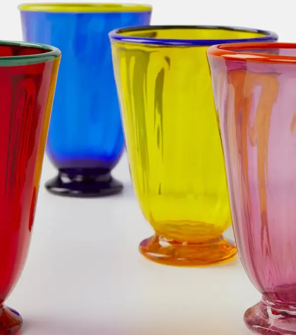 La DoubleJ Rainbow Set Of 4 Glasses