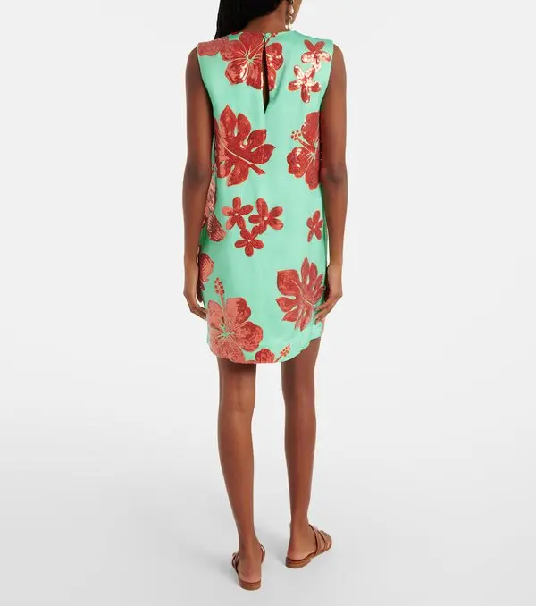 ALEMAIS Sizzle Sequined Minidress