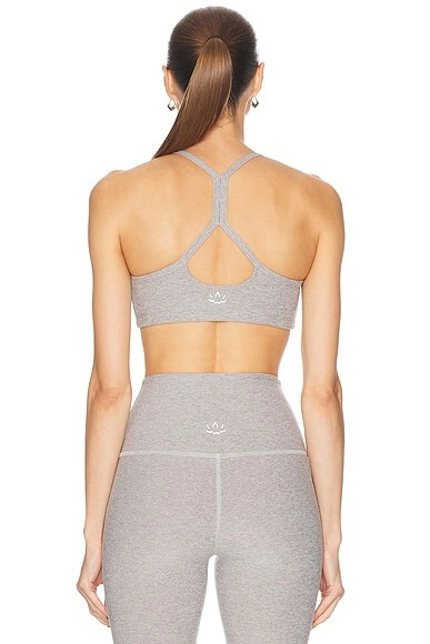 Beyond Yoga Spacedye Slim Racerback Bra - Silver Mist