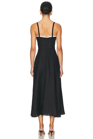 Alejandra Alonso Rojas Bustier Maxi Dress