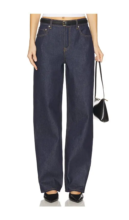 GRLFRND Bella Low Rise Boyfriend Jeans - Blue