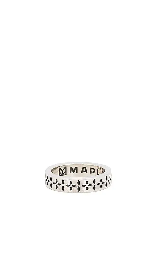 MAPLE Bandana Ring - Metallic Silver