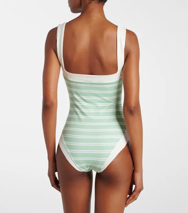 Marysia Bianco Striped Swimsuit