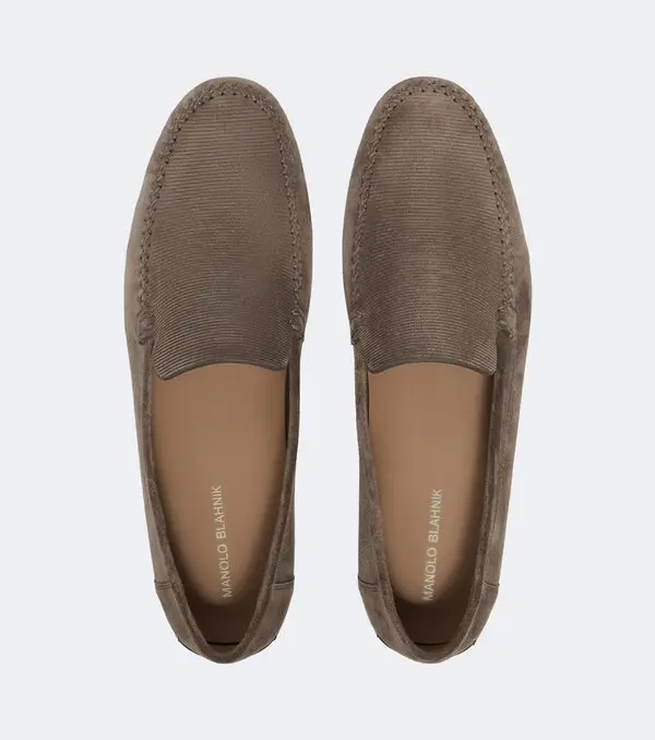 Manolo Blahnik Suede Loafers