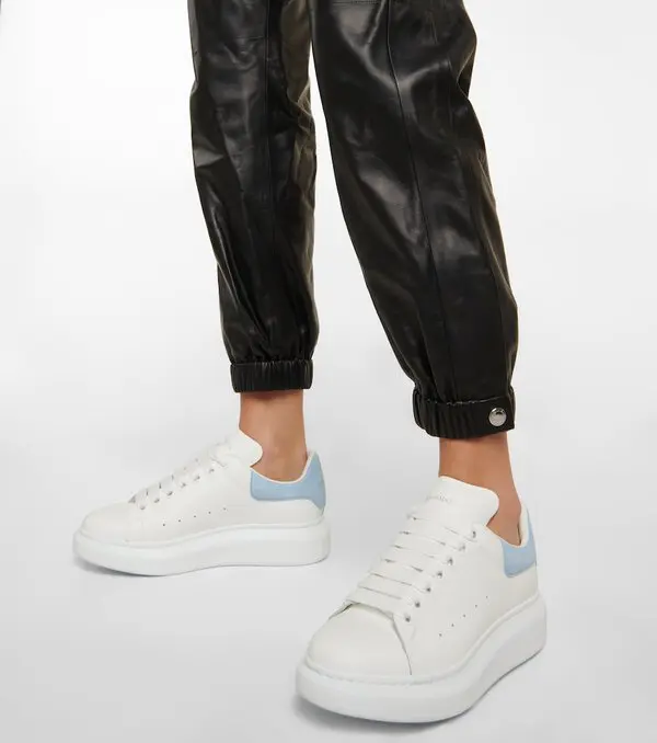 Alexander McQueen Oversized Leather Sneakers - Multicoloured
