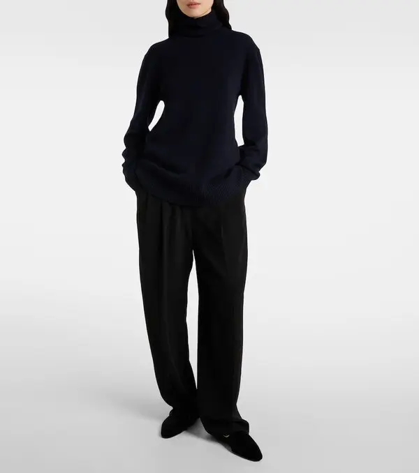 TOTEME Cashmere Turtleneck Sweater - Blue