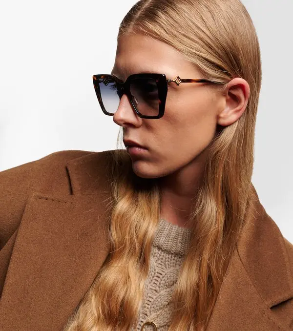 Fendi Ff Diamonds Cat-eye Sunglasses