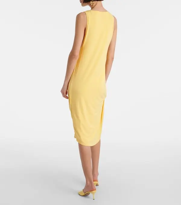 Jacquemus Peplo Draped Jersey Minidress