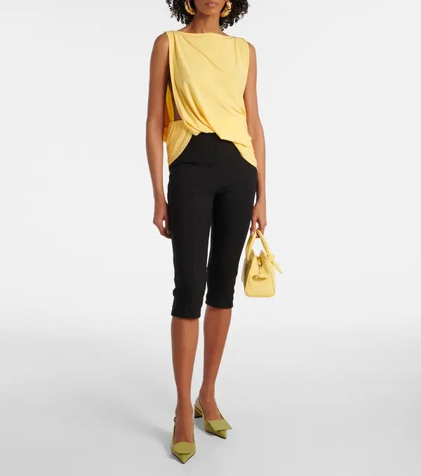 Jacquemus Draped Jersey Top