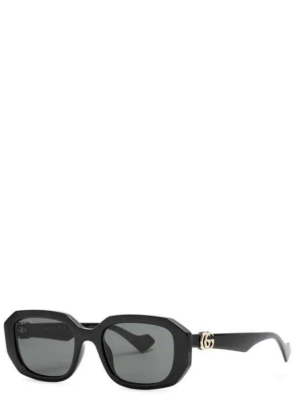 Gucci Eyewear Rectangle-frame Sunglasses - Black