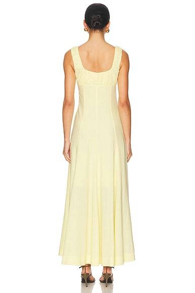 NICHOLAS Dina Midi Dress - Custard