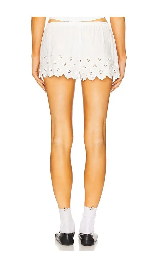 Frankies Bikinis Mariam Eyelet Shorts