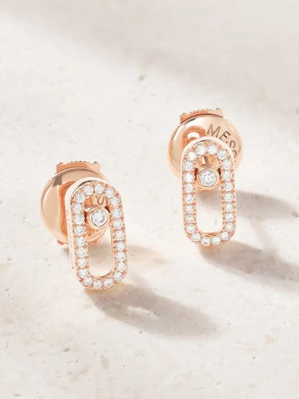 Messika Move Uno 18-karat Diamond Earrings