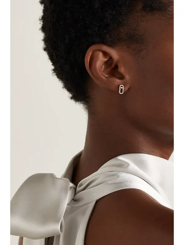 Messika Move Uno 18-karat Diamond Earrings