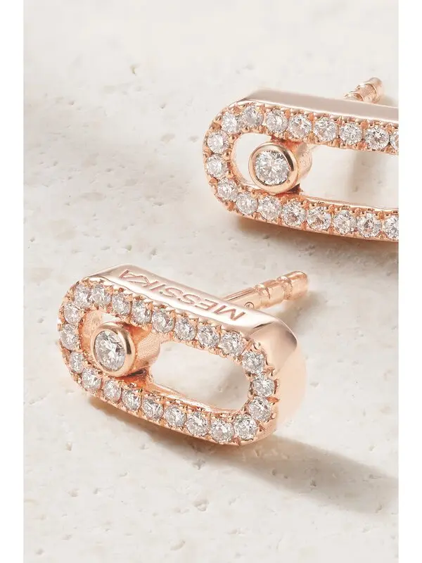 Messika Move Uno 18-karat Diamond Earrings