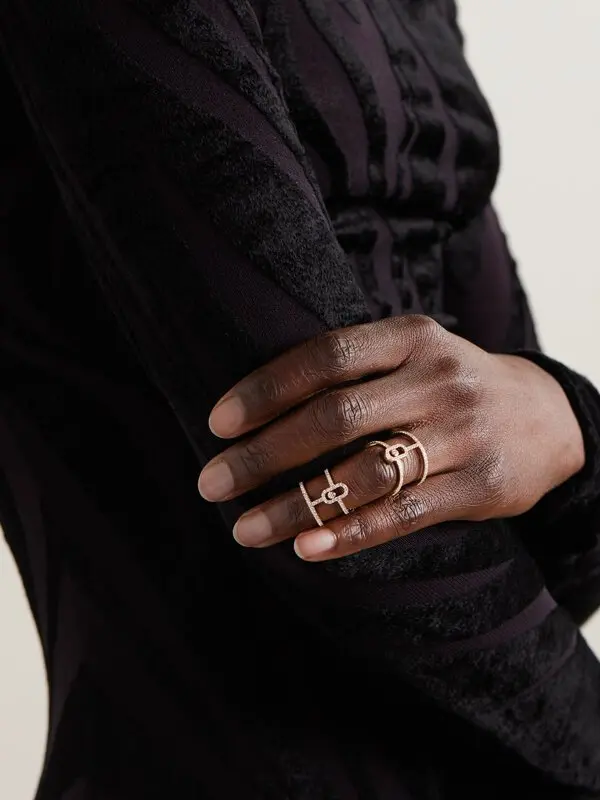 Messika Move Uno Double 18-karat Diamond Ring