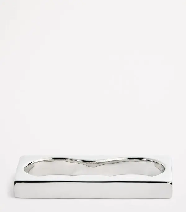Tom Wood Sterling Double Square Ring