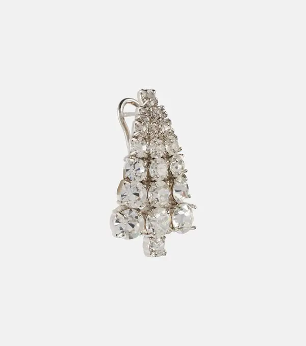 JIL SANDER Crystal-embellished Drop Earrings