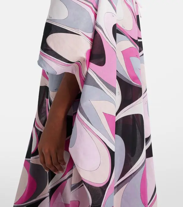 Emilio Pucci Onde Cotton Muslin Kaftan