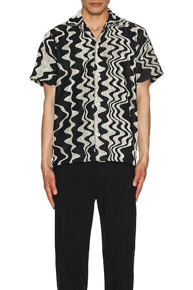 Oas Nero Verve Cuba Terry Shirt - Black