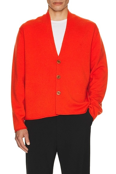 Guest In Residence Everywear Cashmere Cardigan - Cherry