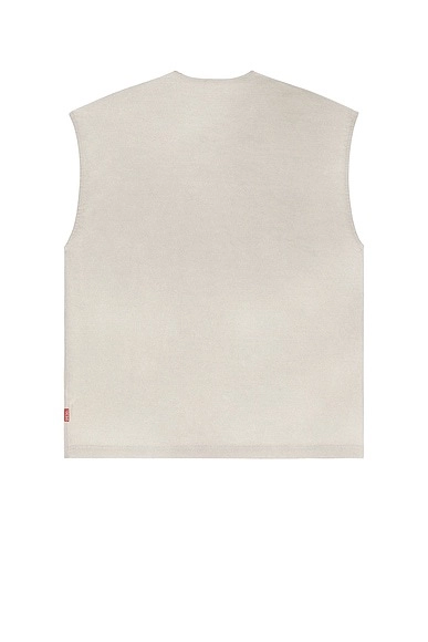 DIESEL® Sleeveless Distressed Jersey Top