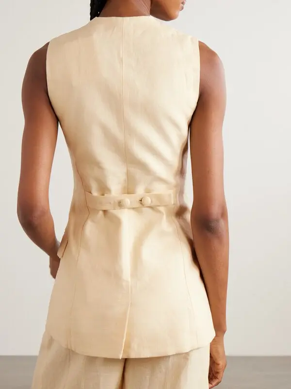 Faithfull The Brand Jane Linen Vest