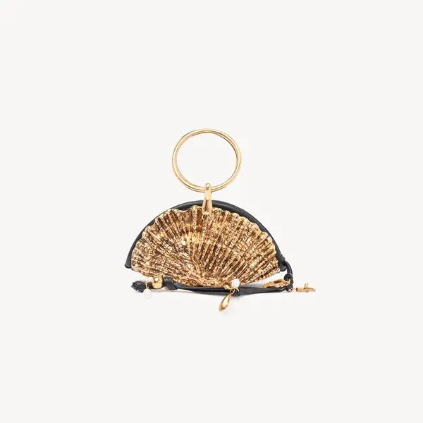 Chloé Sea Treasures Shell Zipped Clutch - Black