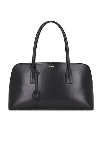Saint Laurent Large Sac De Jour Bowling Bag - Nero