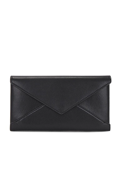 Saint Laurent Large Flap Wallet - Nero