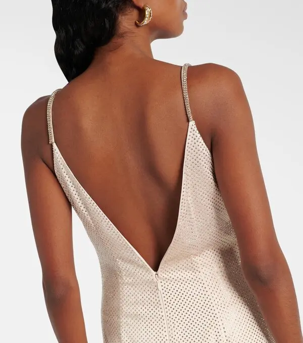 Roland Mouret Embellished Satin Gown