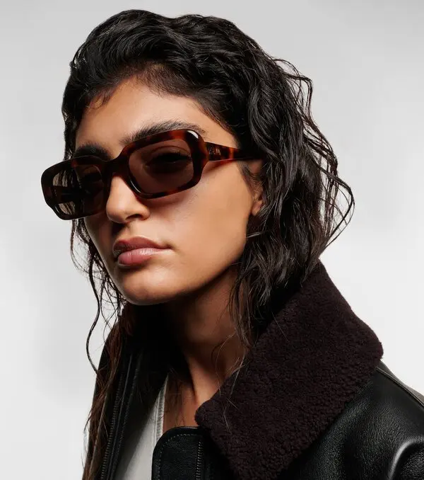 Loewe Slim Rectangular Sunglasses - Brown