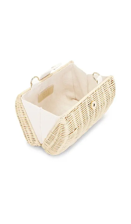 BTB LOS ANGELES Page Leather Clutch