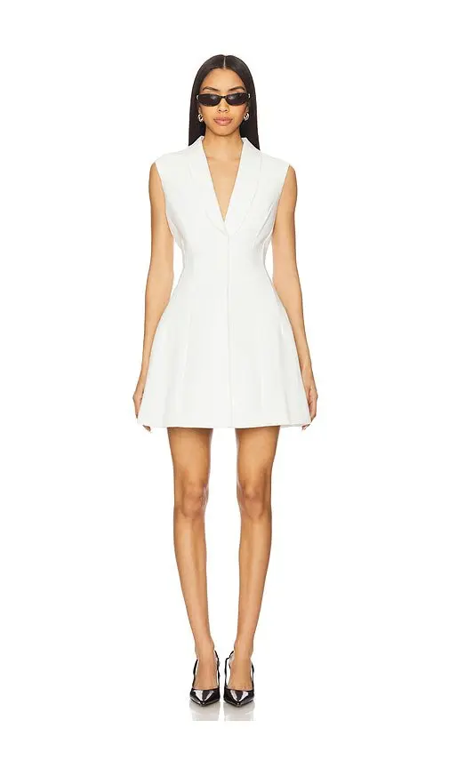 Bardot Destene Hourglass Mini Dress - White
