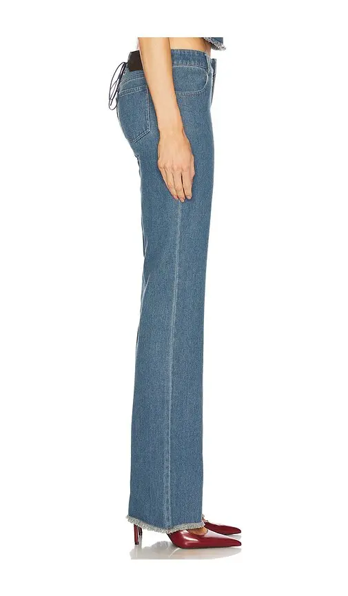 LOBA Samantha Lace Up Jeans