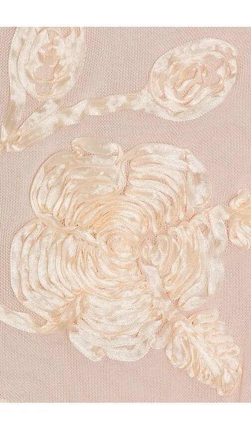 ROTATE BY BIRGER CHRISTENSEN Floral Mesh Tube Dress