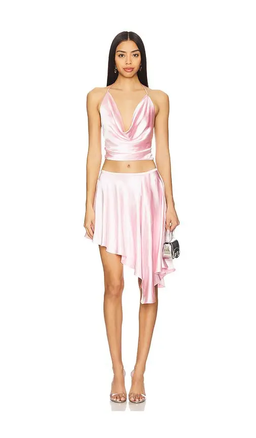 Bardot Andreama Satin Halter Top