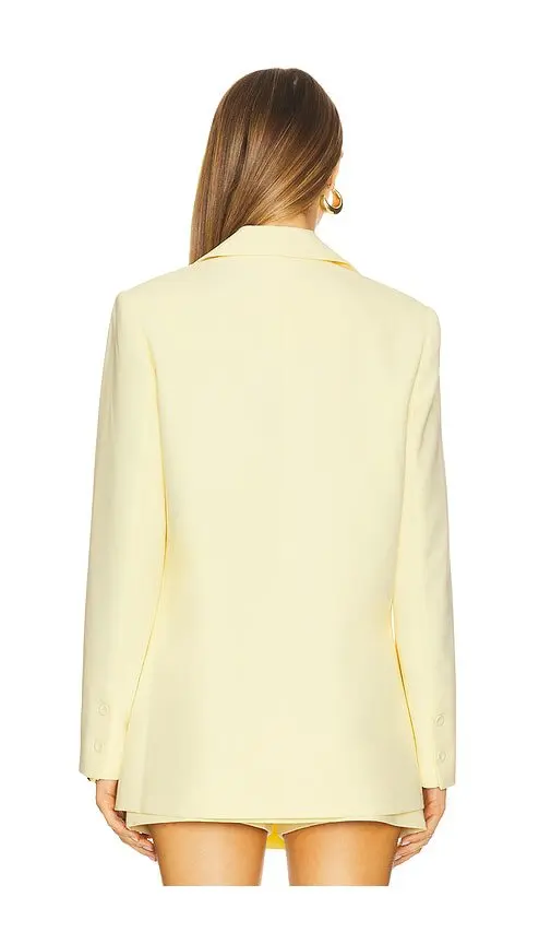 FAVORITE DAUGHTER Oversized Crepe Blazer