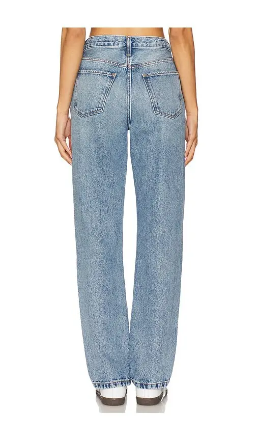 FAVORITE DAUGHTER The Mikaela Low Slung Long Slim Straight Jeans