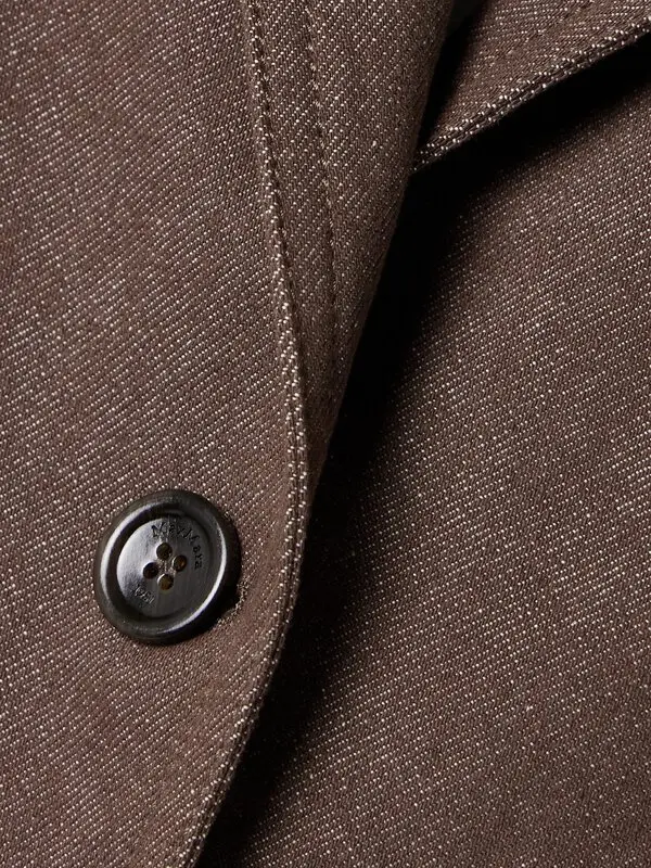Max Mara Cotton-twill Blazer - Brown