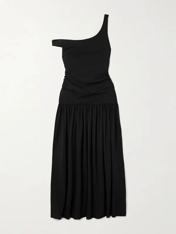 RÓHE Off-the-shoulder Ruched Maxi Dress