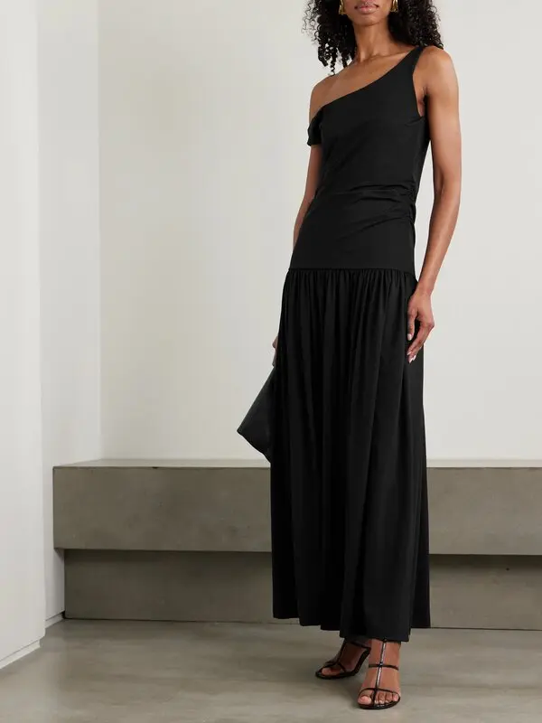 RÓHE Off-the-shoulder Ruched Maxi Dress