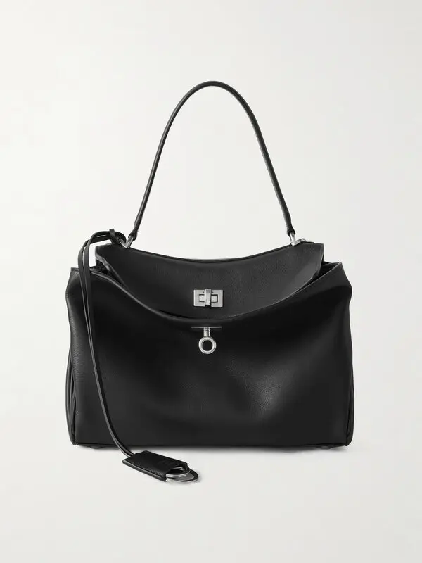 Balenciaga Rodeo Small Leather Tote - Black
