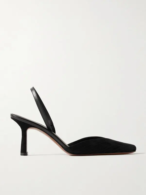 NEOUS Dilmun Suede Slingback Pumps