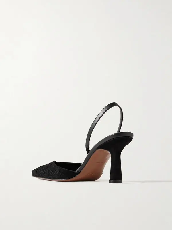 NEOUS Dilmun Suede Slingback Pumps
