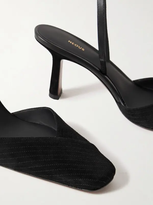 NEOUS Dilmun Suede Slingback Pumps