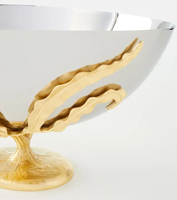 L'Objet Fern Large 24kt Gold-plated Bowl